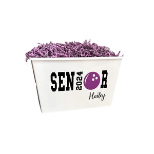 Personalized Sports Sport Graduation Gift Basket Bowling Ball Senior ...