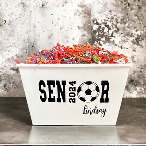 Personalized Sports Sport Graduation Gift Basket Soccer Senior 2024 ...