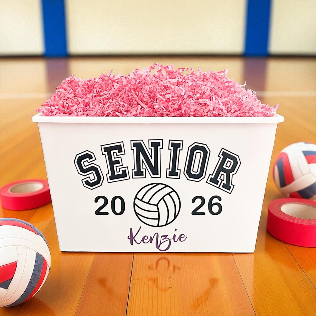 Personalized Sports Sport Graduation Gift Basket - Volleyball Senior ...