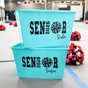 Personalized Sports Sport Graduation Gift Basket - Cheer Senior ...