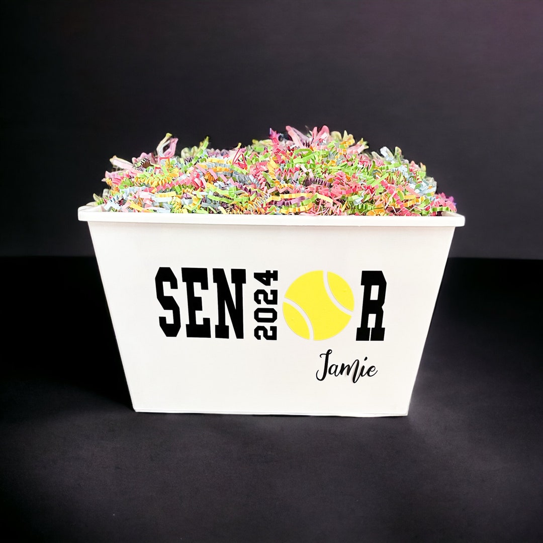 Personalized Sports Sport Graduation Gift Basket Tennis Senior 2024 ...