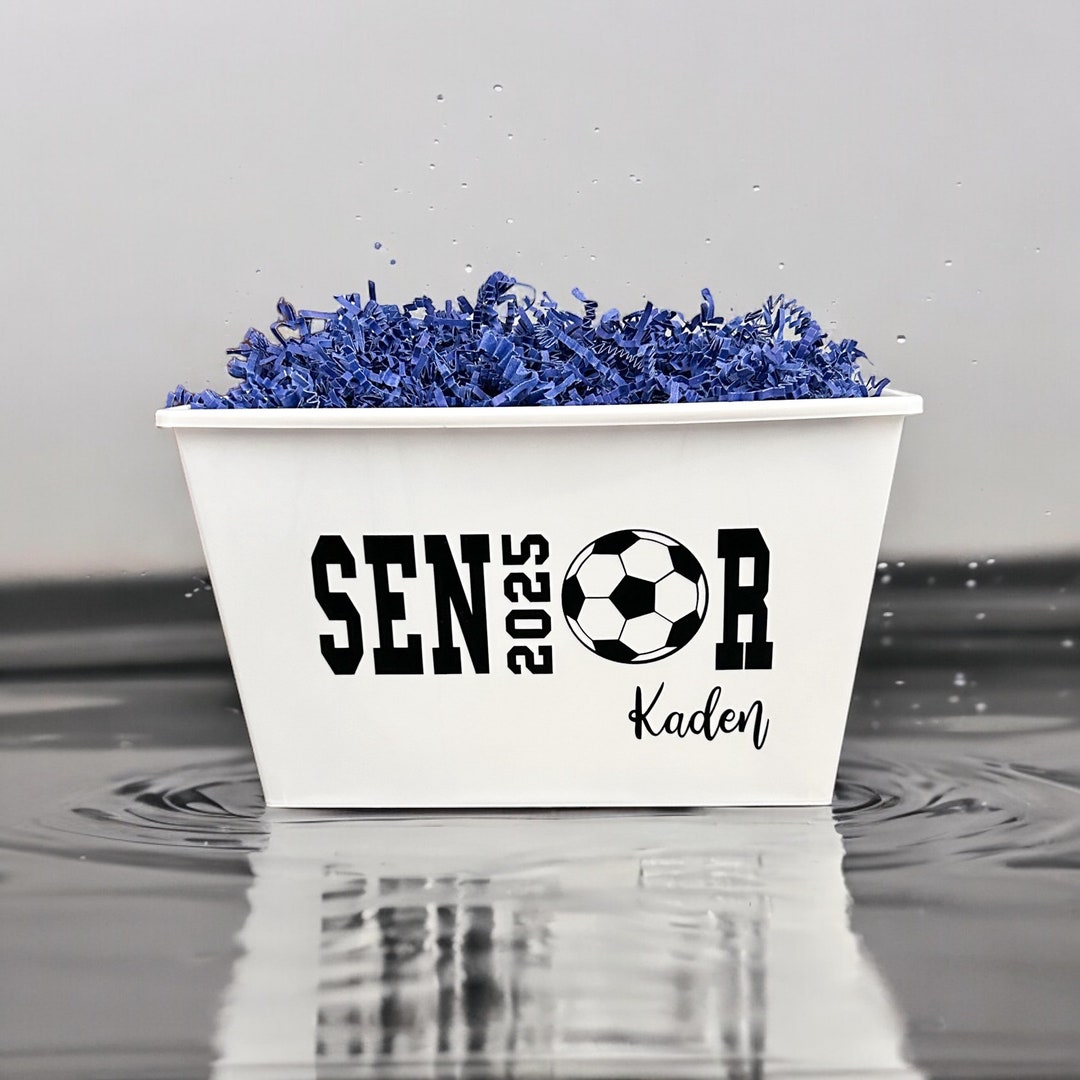 Personalized Sports Sport Graduation Gift Basket - Soccer Senior 2025 ...