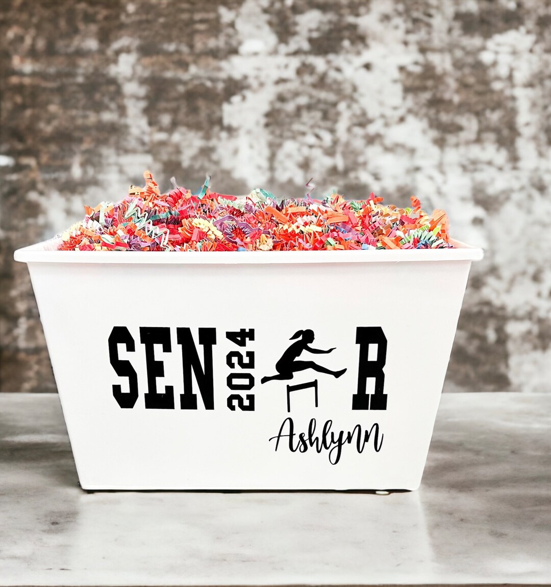 Personalized Sports Graduation Gift Basket Track Senior 2024 Grad Name ...