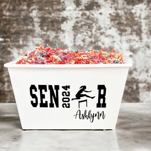 Personalized Sports Graduation Gift Basket - Track Senior 2025 Grad ...