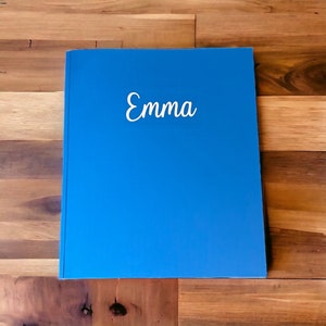 Personalized Custom Name School Plastic Folder - Organization College ...