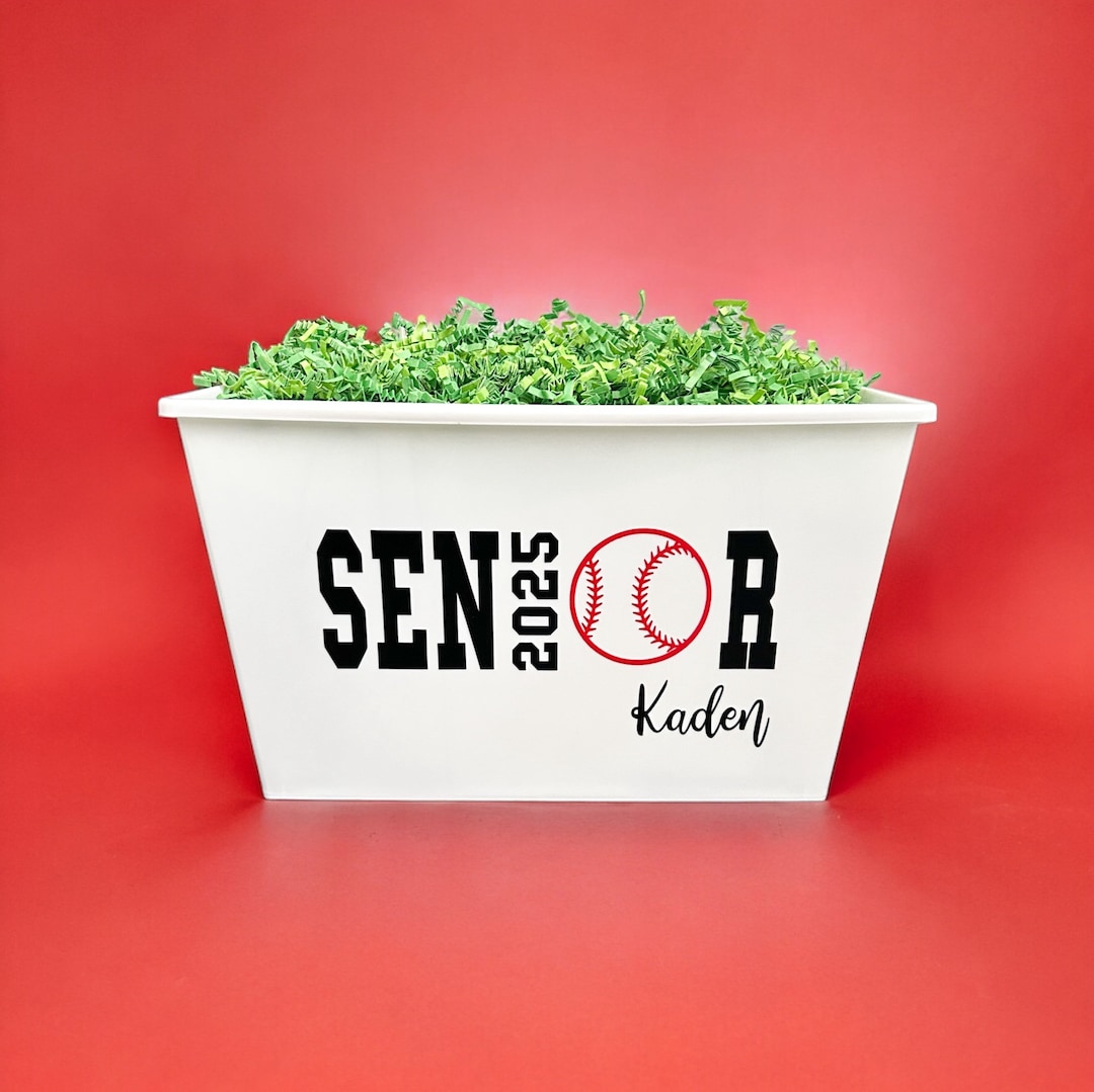 Personalized Sports Sport Graduation Gift Basket Baseball Senior 2025 ...