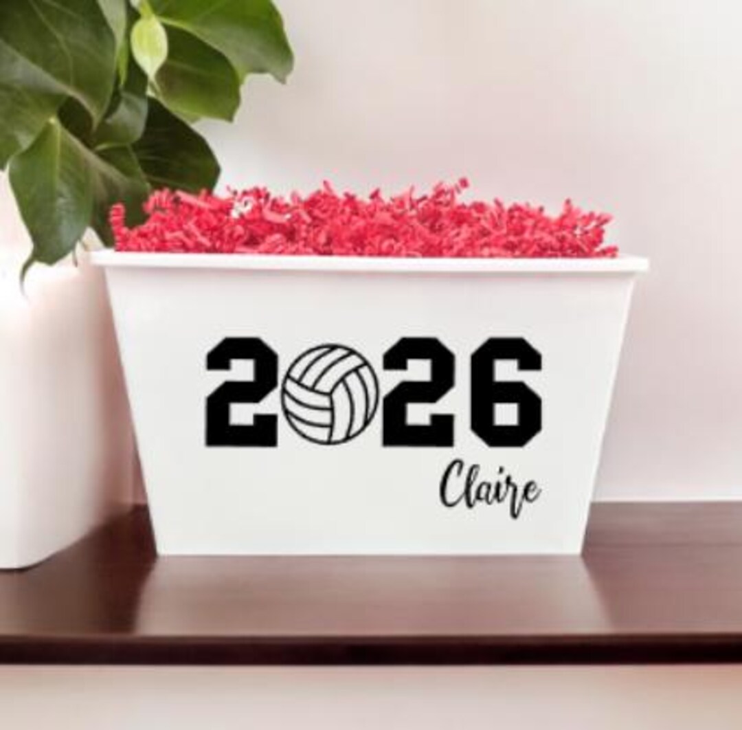 Personalized Sports Sport Graduation Gift Basket - Volleyball Senior ...