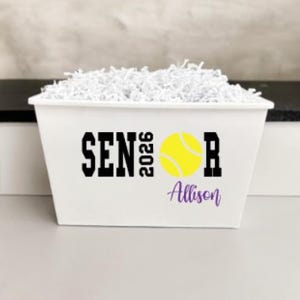 Personalized Sports Sport Graduation Gift Basket - Tennis Senior 2026 ...