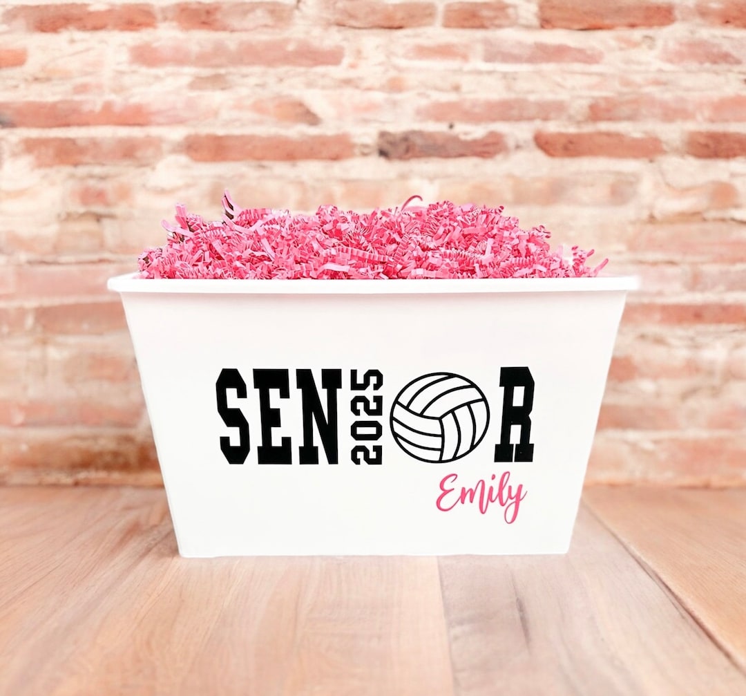 Personalized Sports Sport Graduation Gift Basket - Volleyball Senior ...