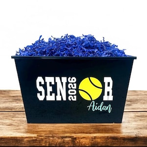 Personalized Sports Sport Graduation Gift Basket - Tennis Senior 2026 ...