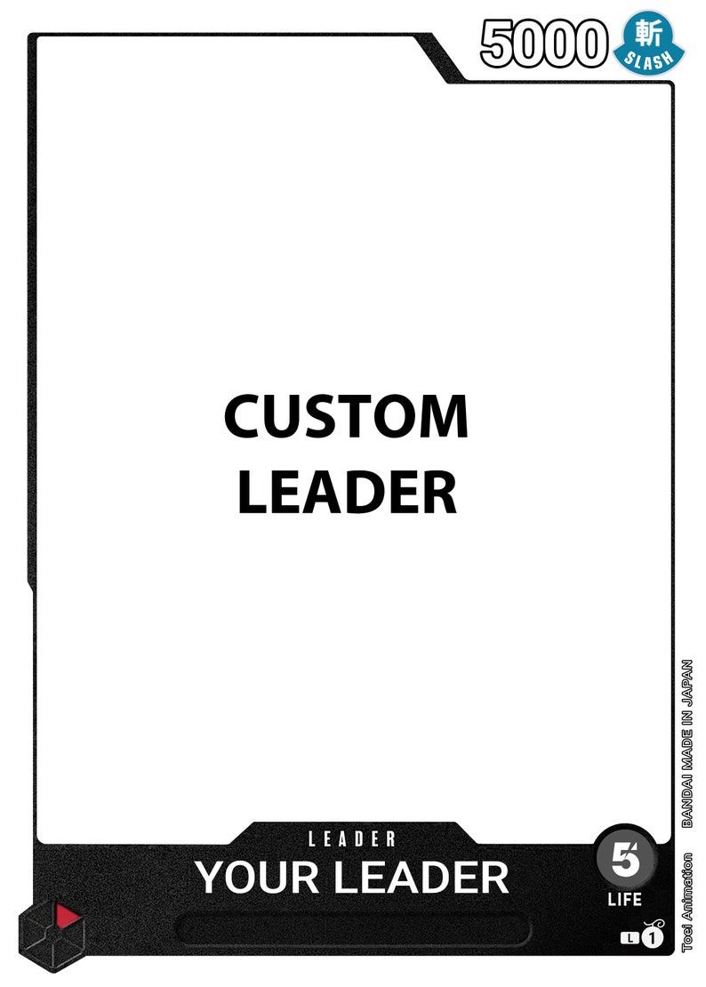 Custom One Piece Leaders - Etsy