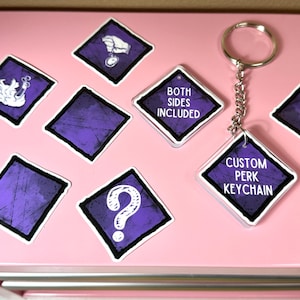 Custom Perk Keychain | DBD Replica Keychains - Etsy