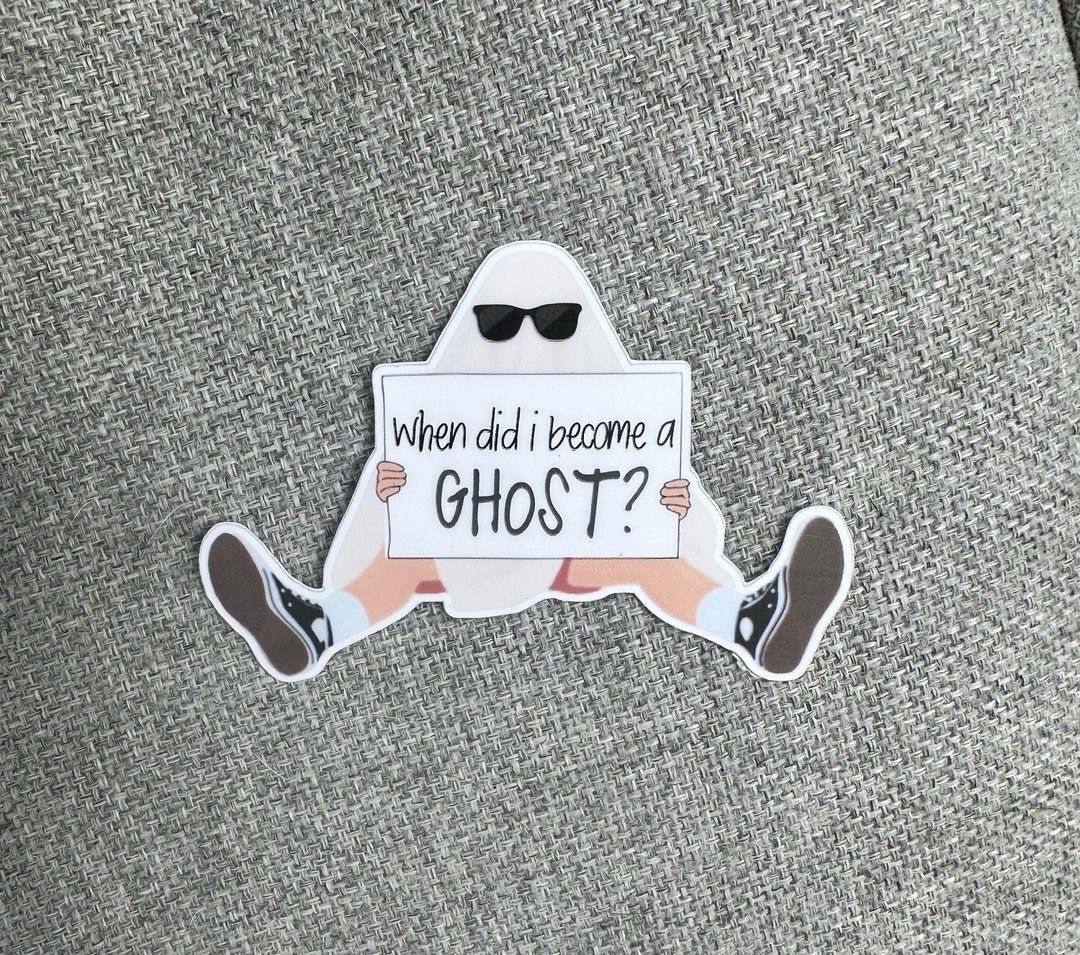 When Did I Become a Ghost? Sticker | Kid Cudi Stickers - Etsy