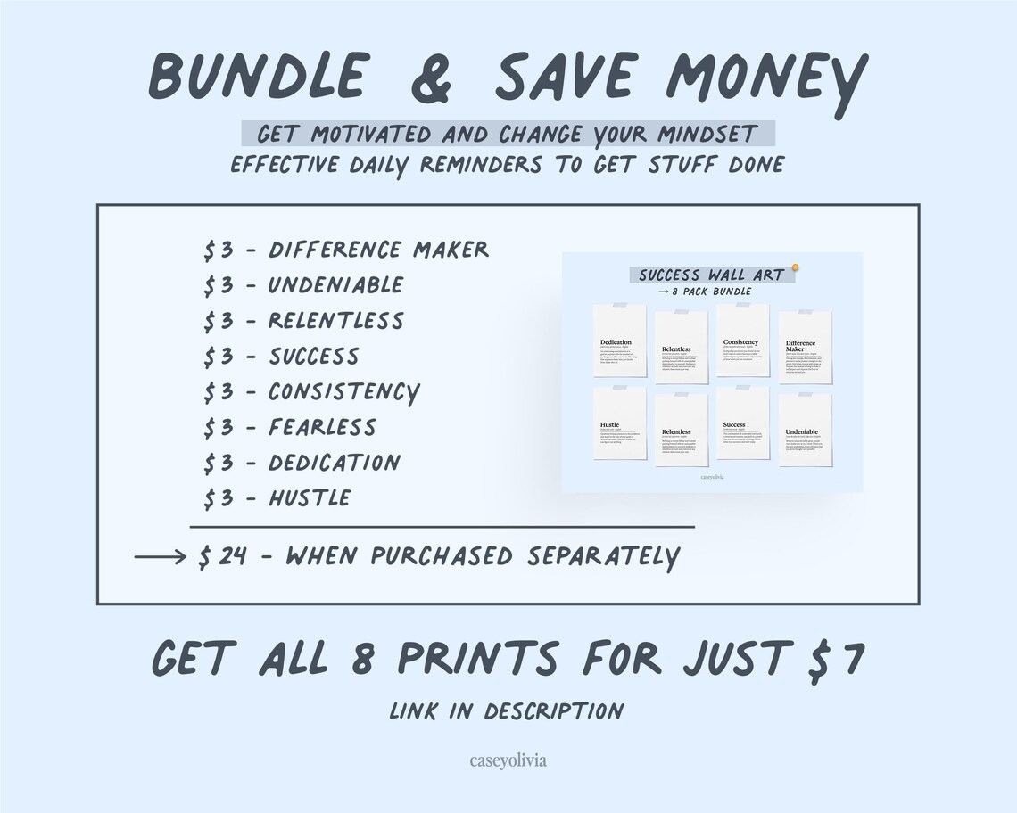 Fearless Definition Printable Wall Art Poster Fearless Mindset Meaning Print Home Office Wall ...