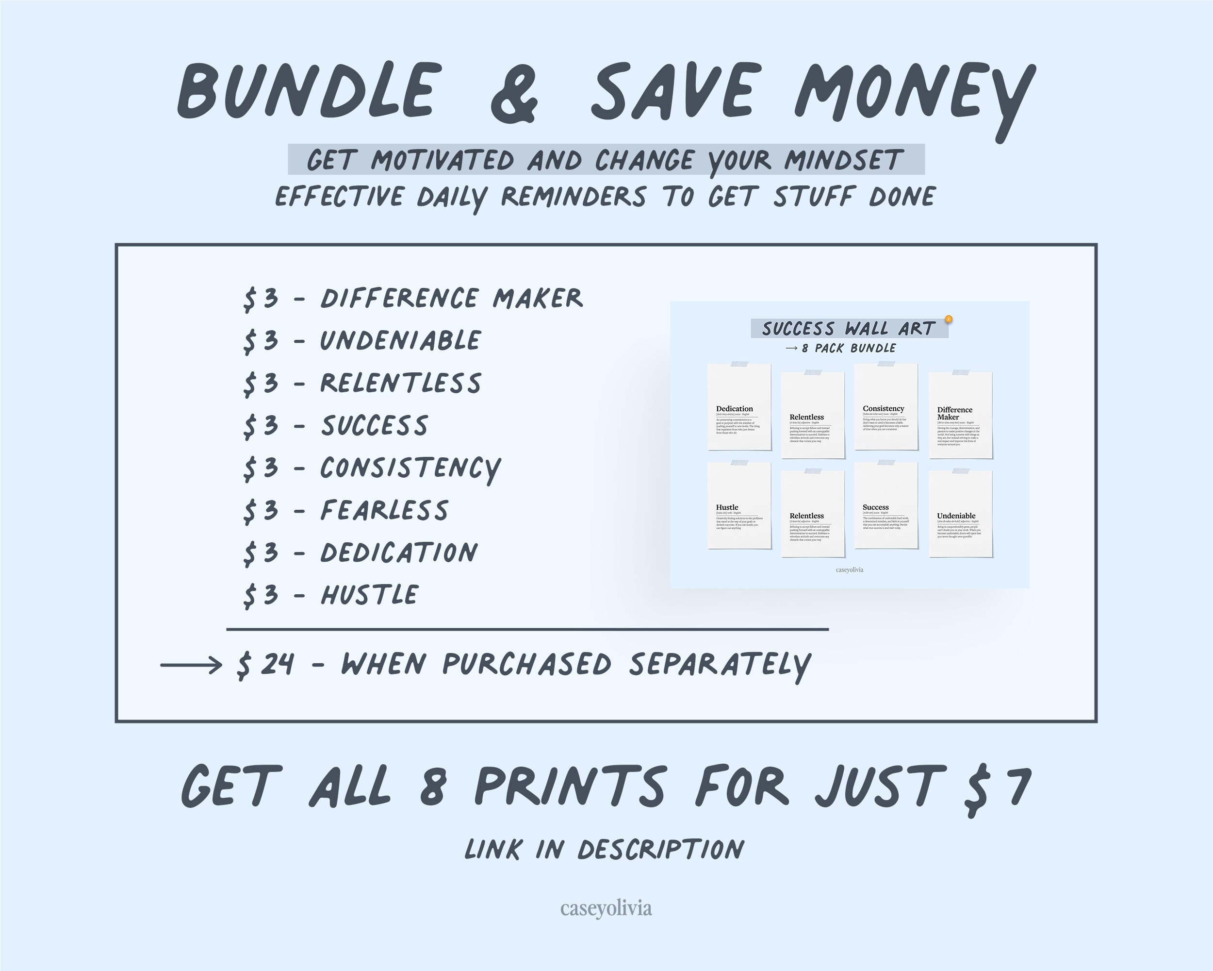 Fearless Definition Printable Wall Art Poster Fearless Mindset Meaning ...