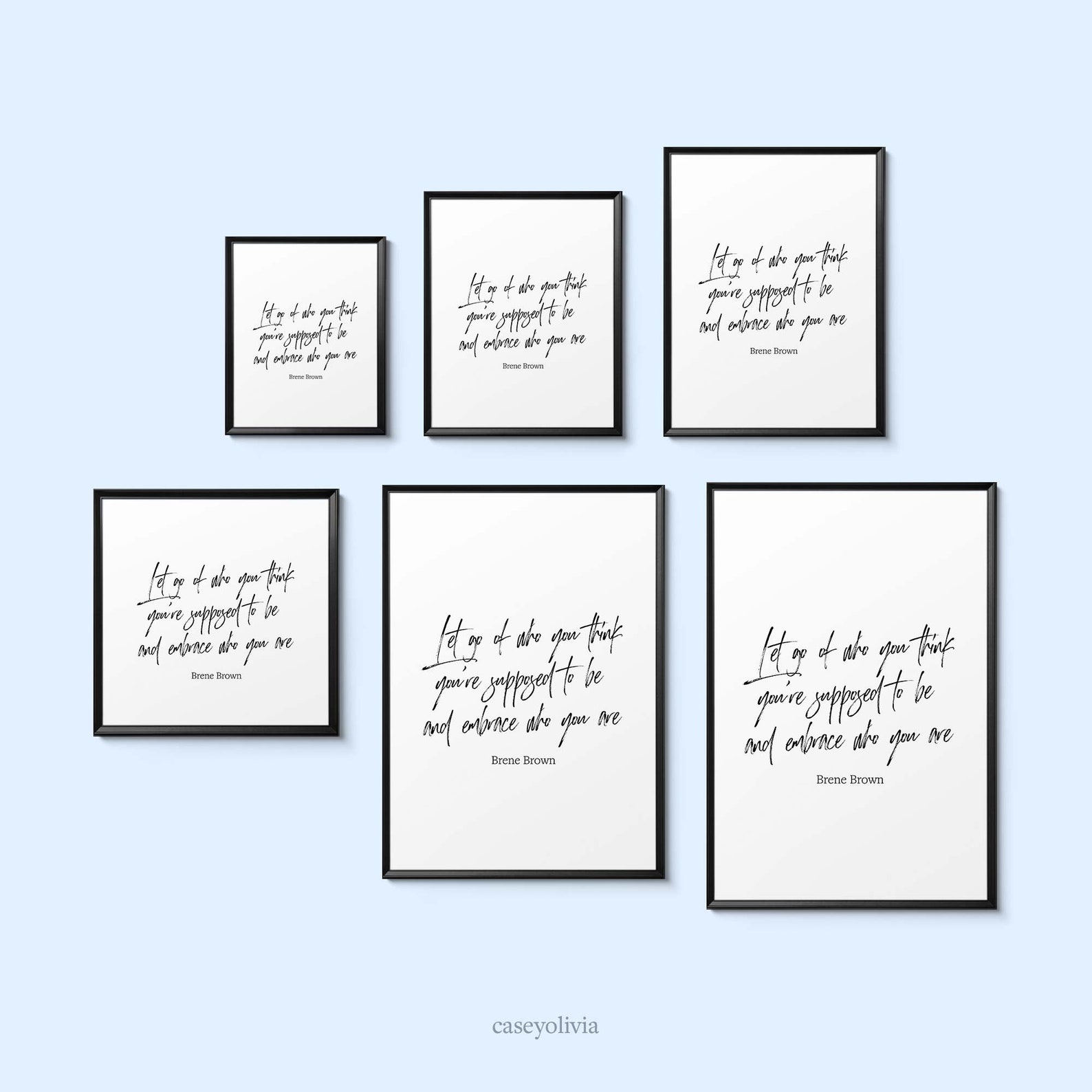 Brene Brown Self Confidence Printable Quote Embrace Who You Are Brene ...