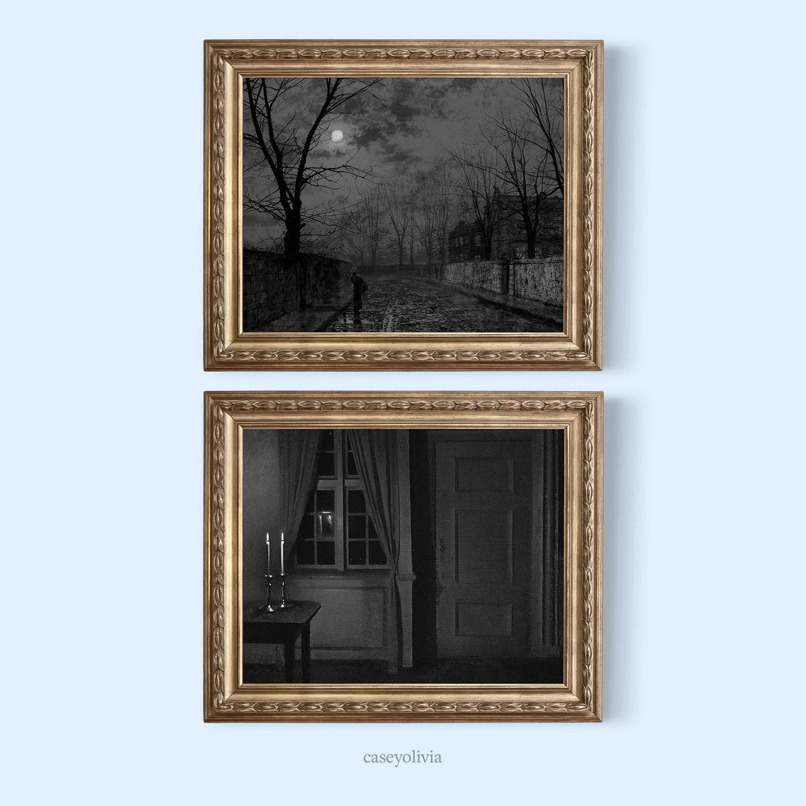 Dark Academia Gallery Wall Art Prints Set of 9 Halloween Printables ...