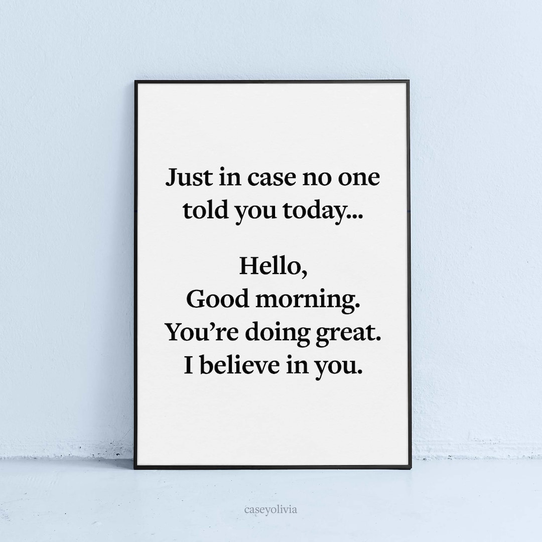 Office Wall Art Printable Inspirational Quote Home Office Wall Decor ...