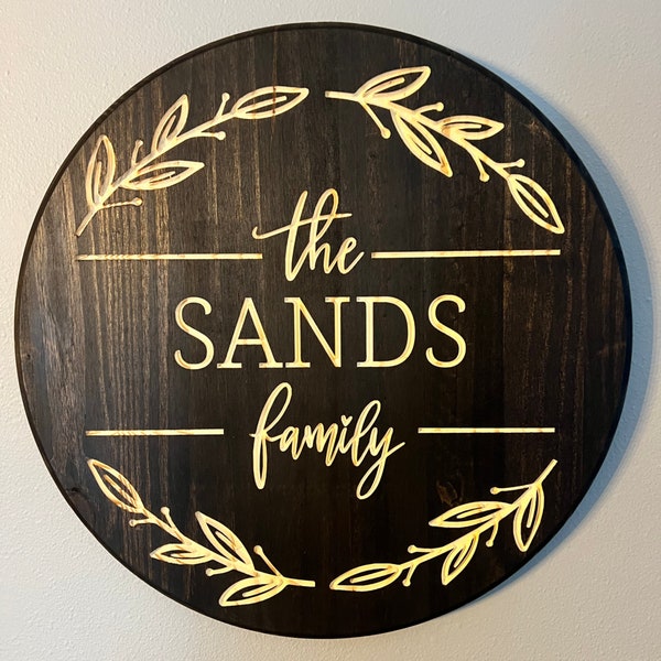 Wood Round Signs - Etsy