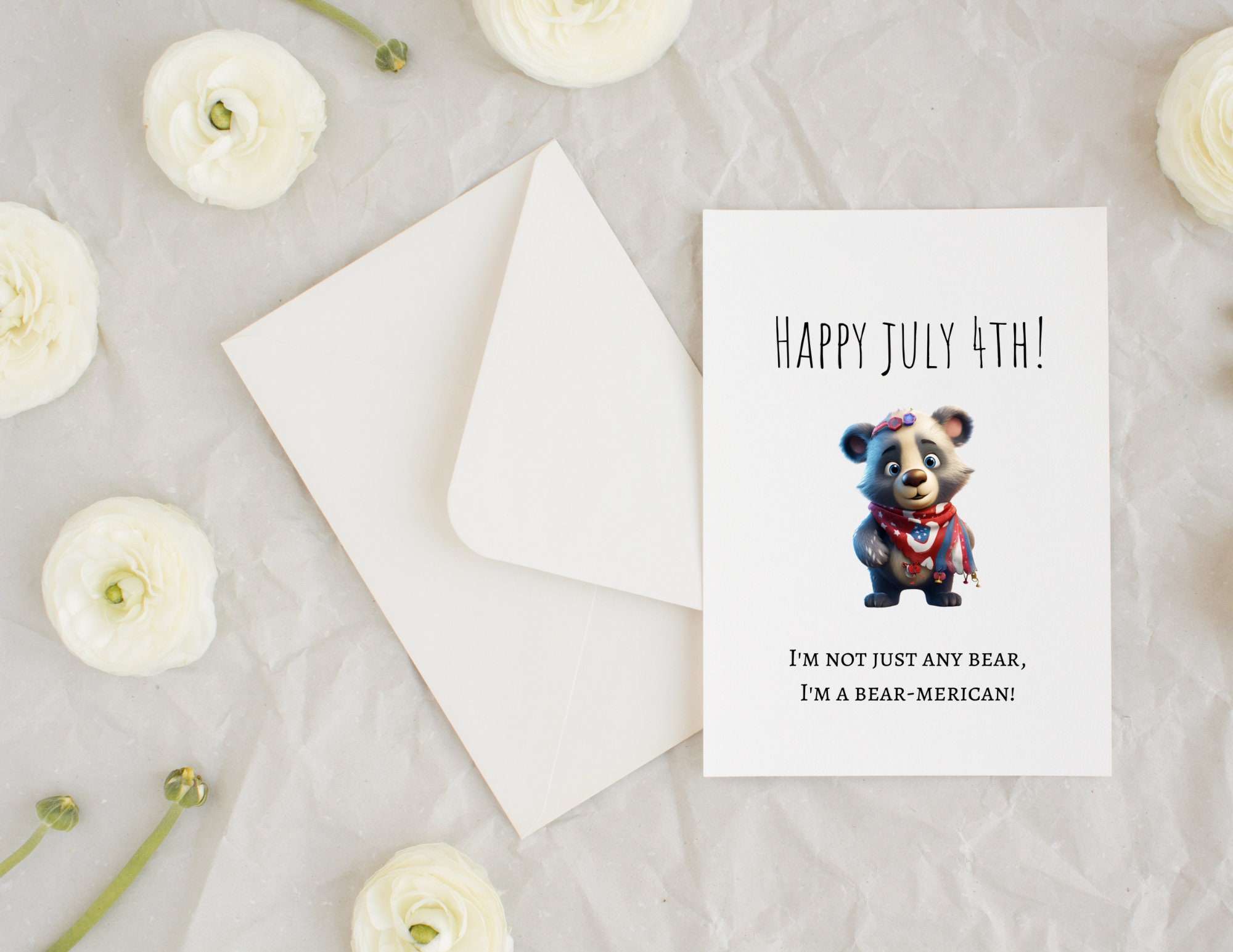 Funny, Whimsical July 4th Cards. Cute Animal-inspired July 4th Cards ...