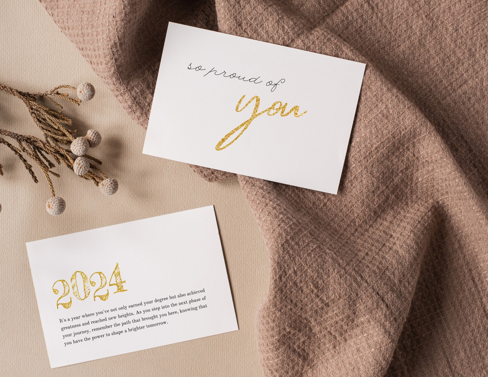 6 Classy Graduation Cards Set. A Collection of Simple yet Luxurious ...