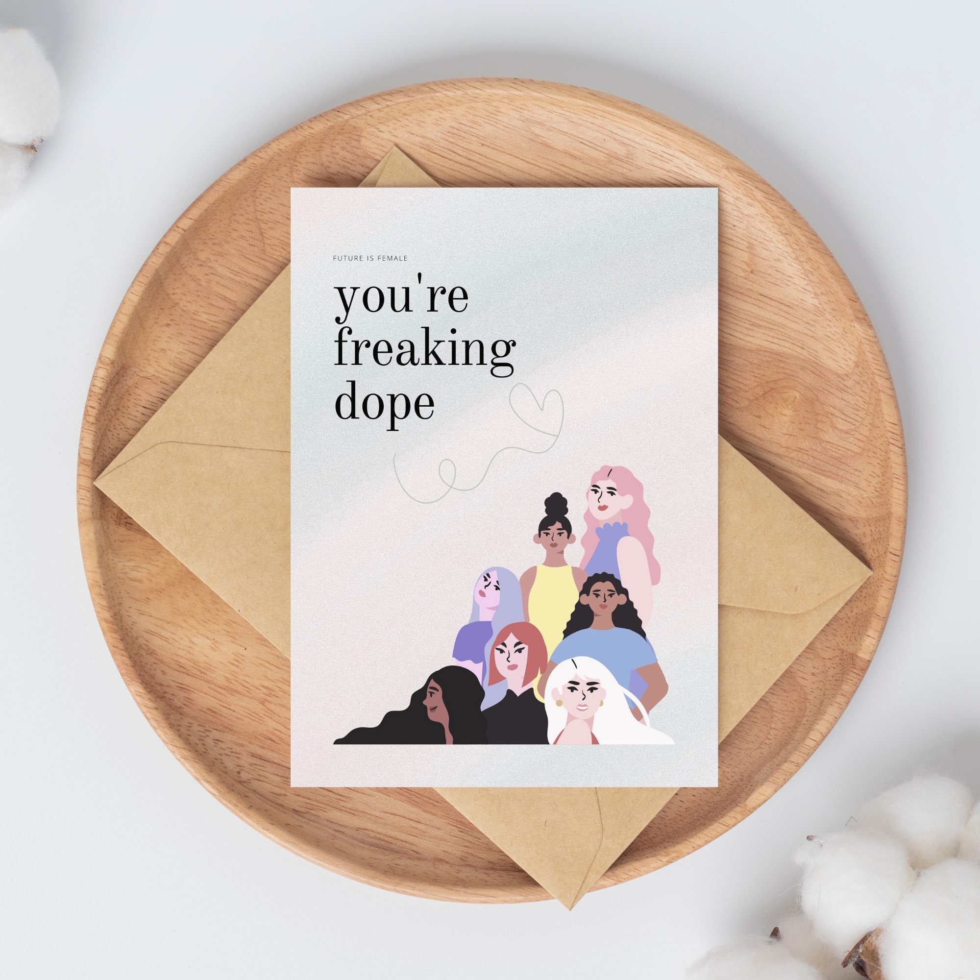 10 Women Empowerment Greeting Cards. Women Support Women: Celebrate ...