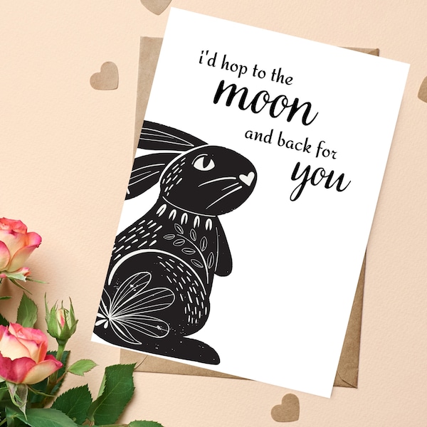 Funny Romantic Easter Card - Etsy