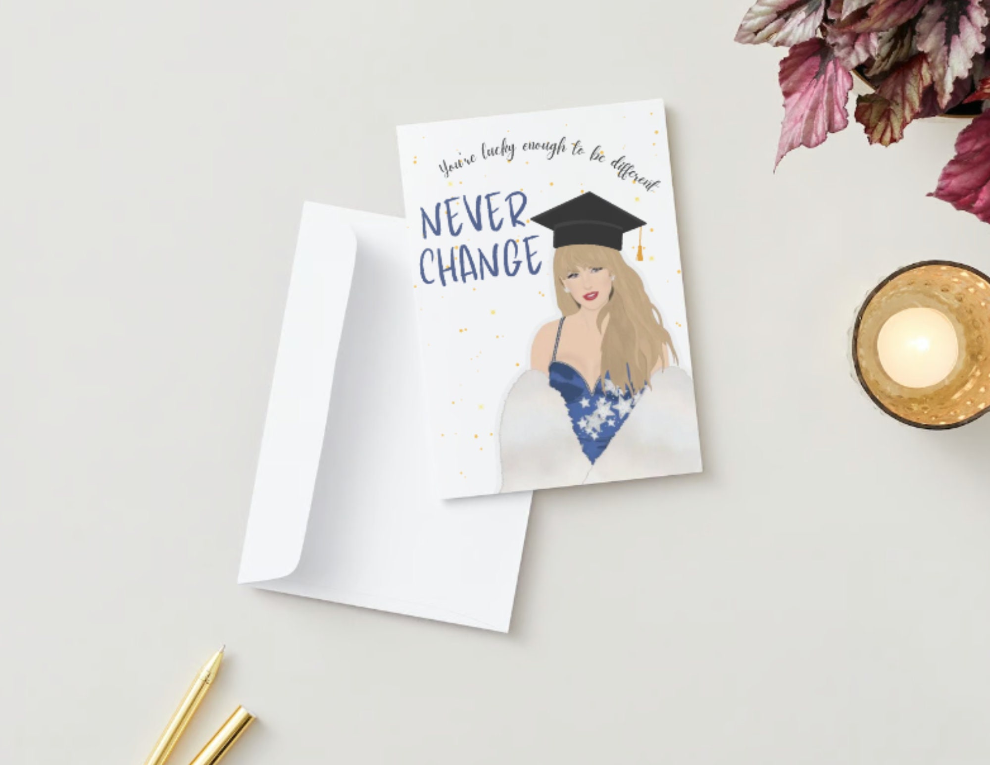 Taylor Swift-inspired Graduation Congratulation Card. Inspire Loved ...