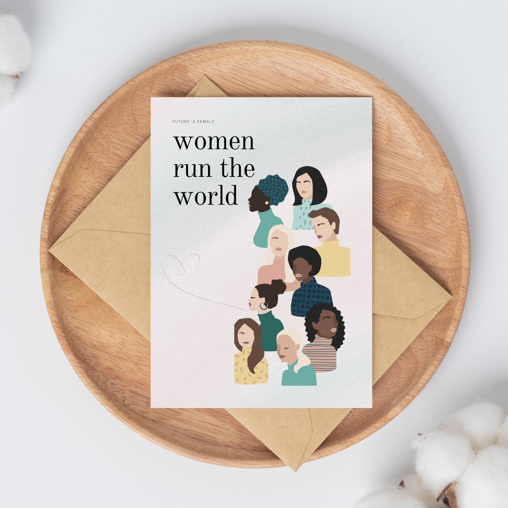 10 Women Empowerment Greeting Cards. Women Support Women: Celebrate ...