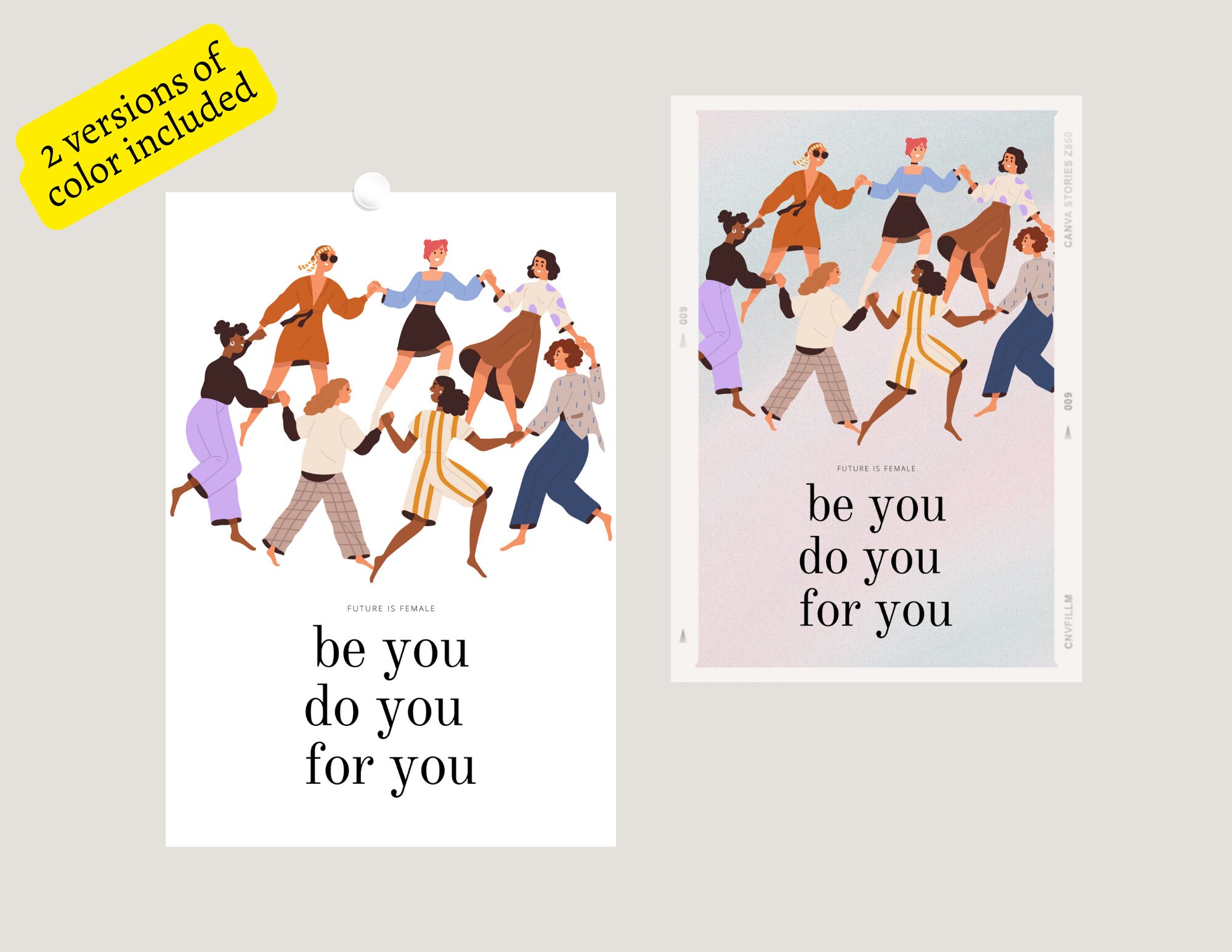 10 Women Empowerment Greeting Cards. Women Support Women: Celebrate ...