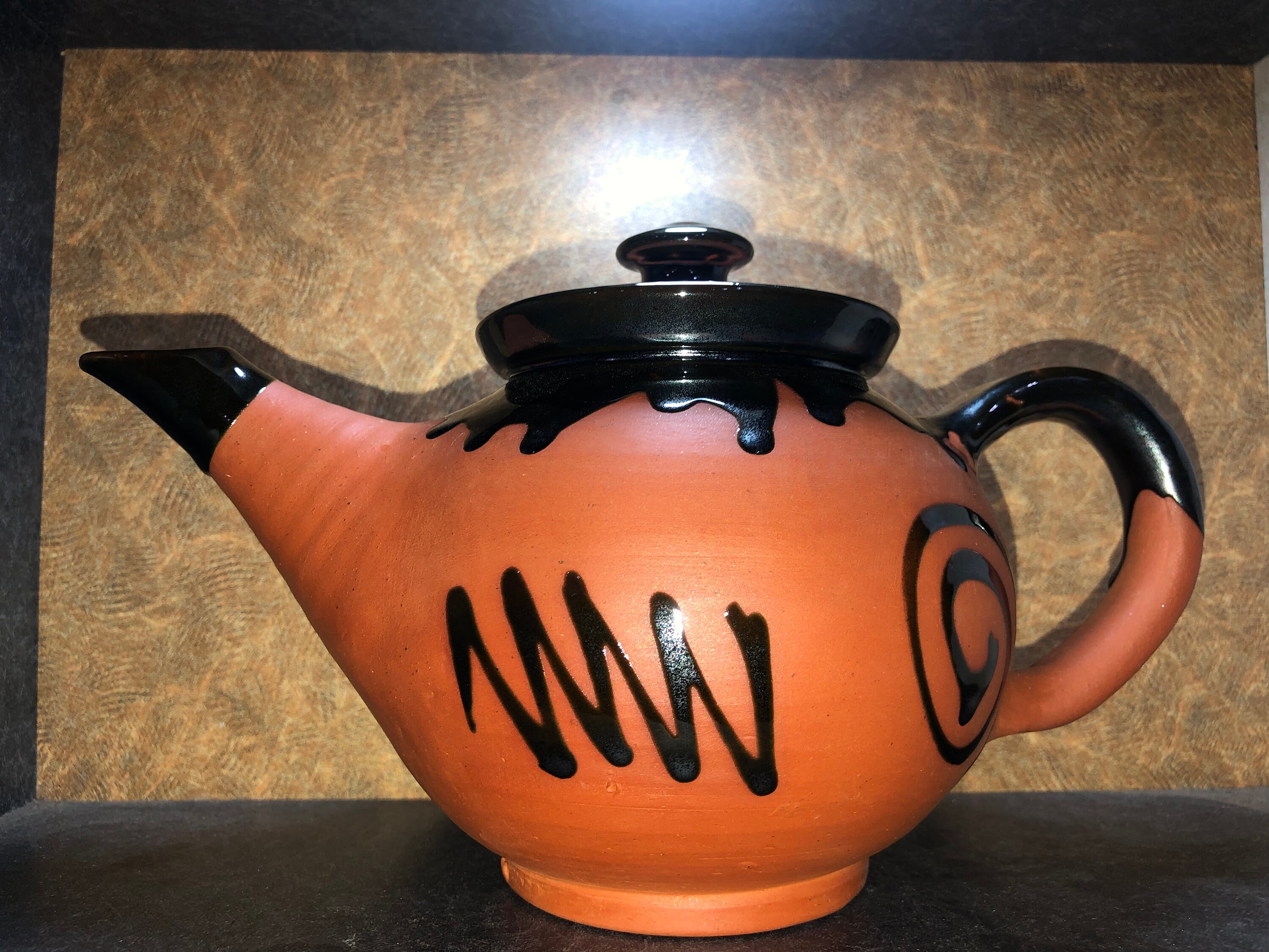 Terracotta Tea Set With Kettle Hand Made Clay Tea /coffee - Etsy