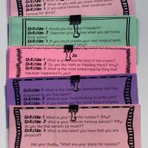 Conversation Starters for Kids | 90 Questions | Icebreakers - Etsy