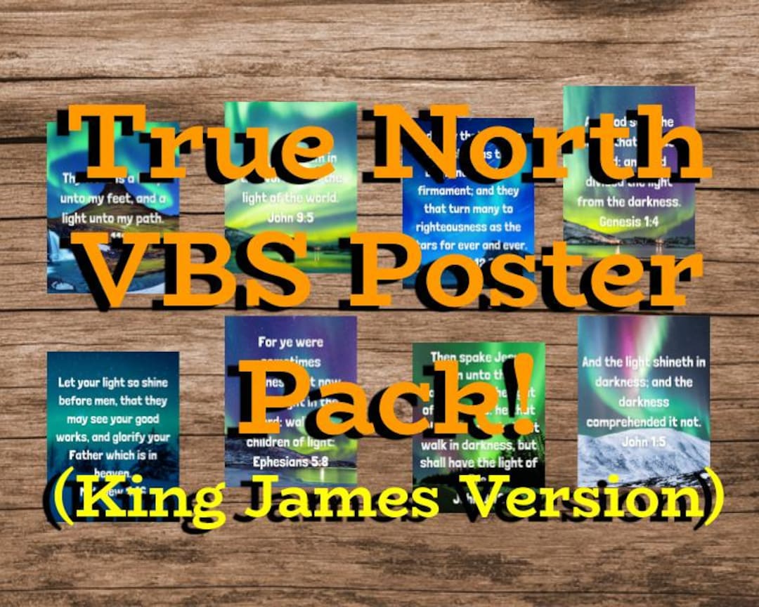 True North VBS Poster Pack (king James Version) - Etsy
