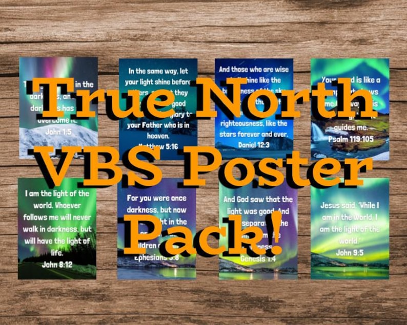 Truth North VBS Poster Pack - Etsy