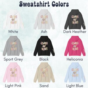 Custom Class of 2025 Senior Grad Hoodie Personalized Name on Sleeve ...