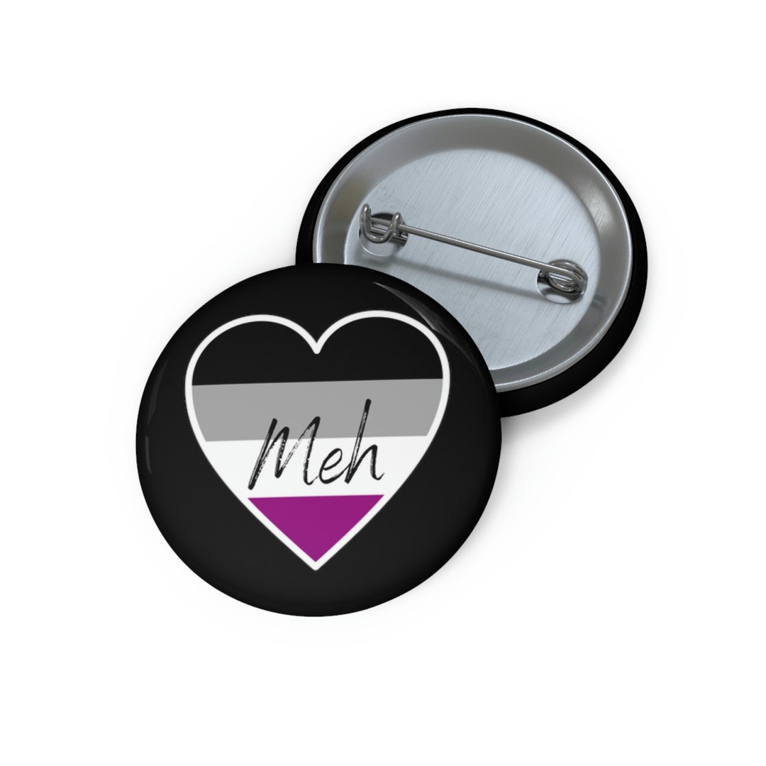 Ace Pride Pin, Asexual Pin, Ace Pride Button, Ace Pride Badge, Subtle ...