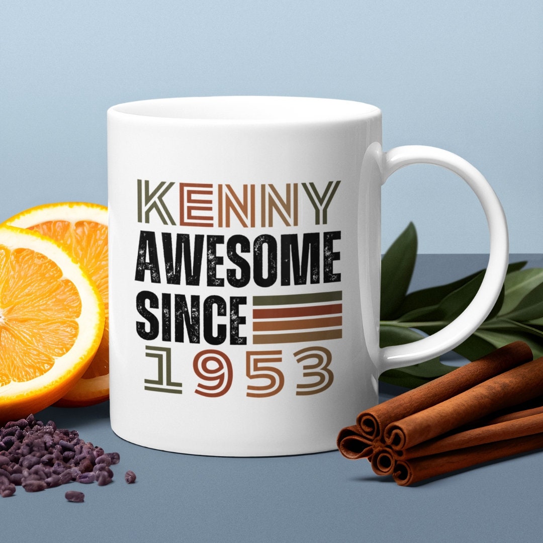 Custom Name and Birth Year Birthday Mug, Custom Birthday Gifts for Him ...