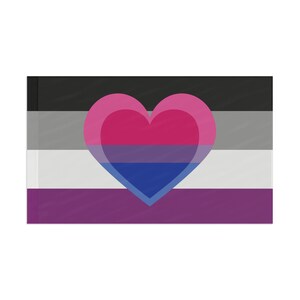 Biromantic Asexual Pride Flag, Biromantic Asexual Pride Banner, LGBTQ ...