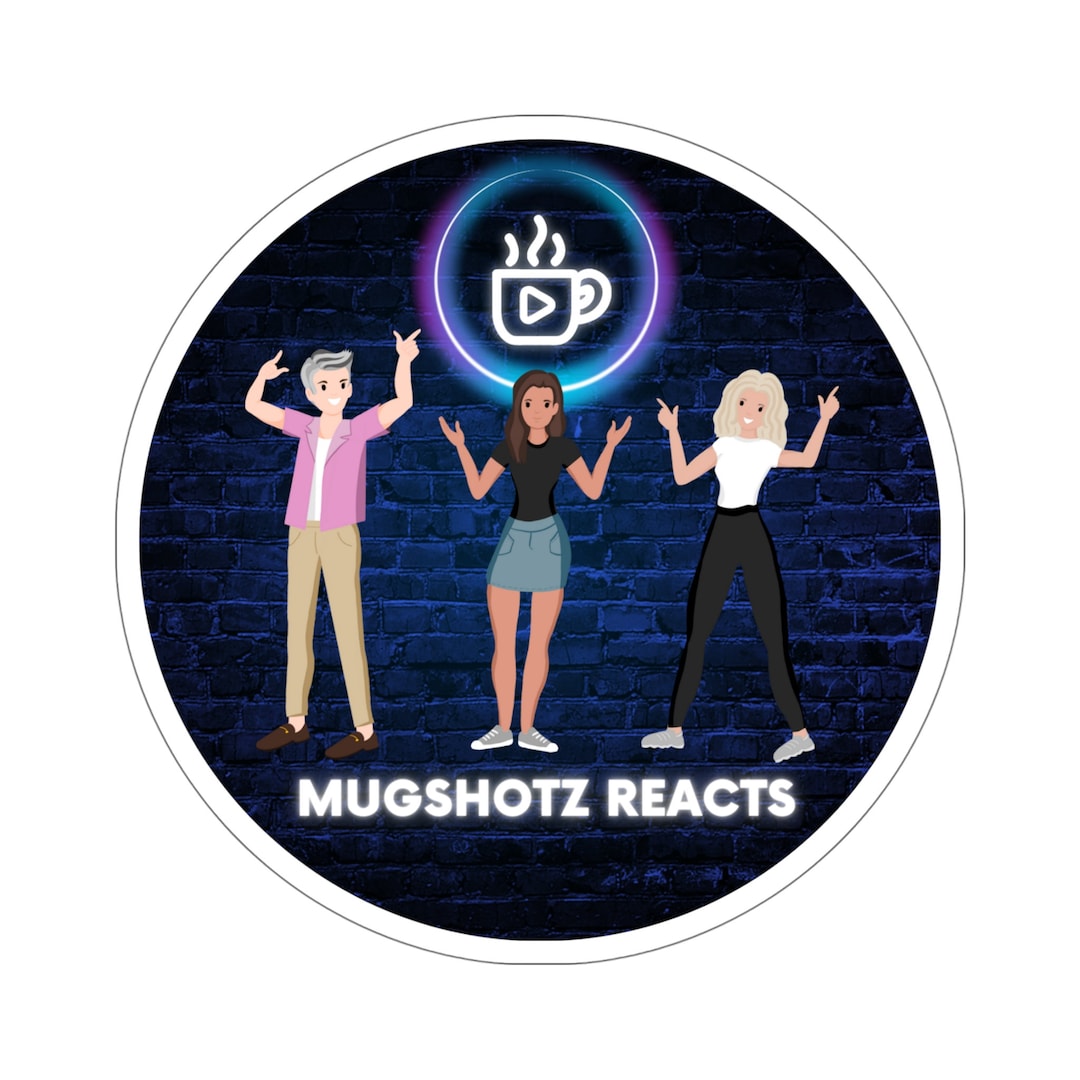 Mugshotz Reacts Stickers, Mugshotz Reacts Merch, Kiss-cut Stickers - Etsy