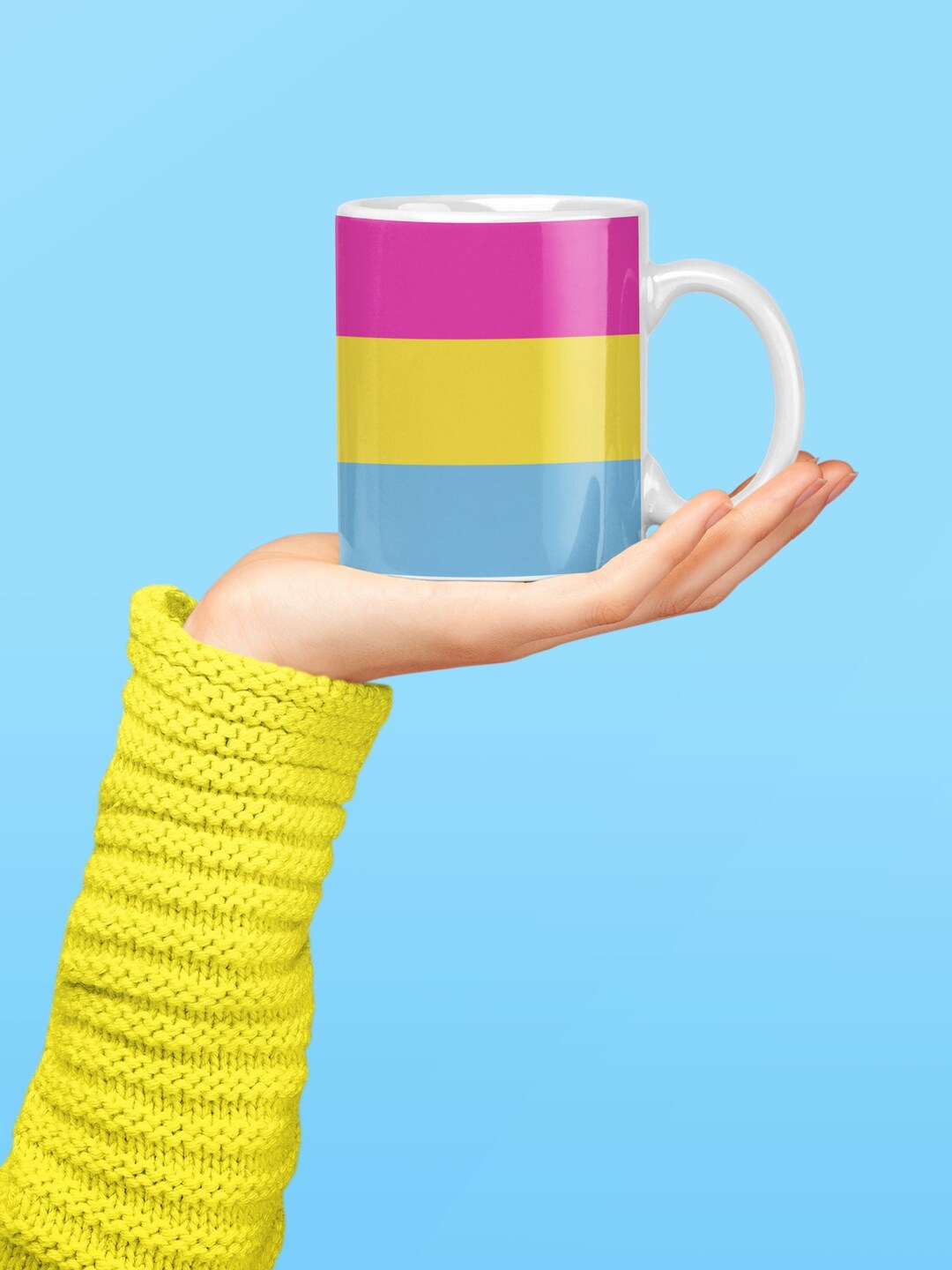 Pansexual Pride Mug, Pan Pride Mug, Pansexual Pride Gifts, Pan Pride ...