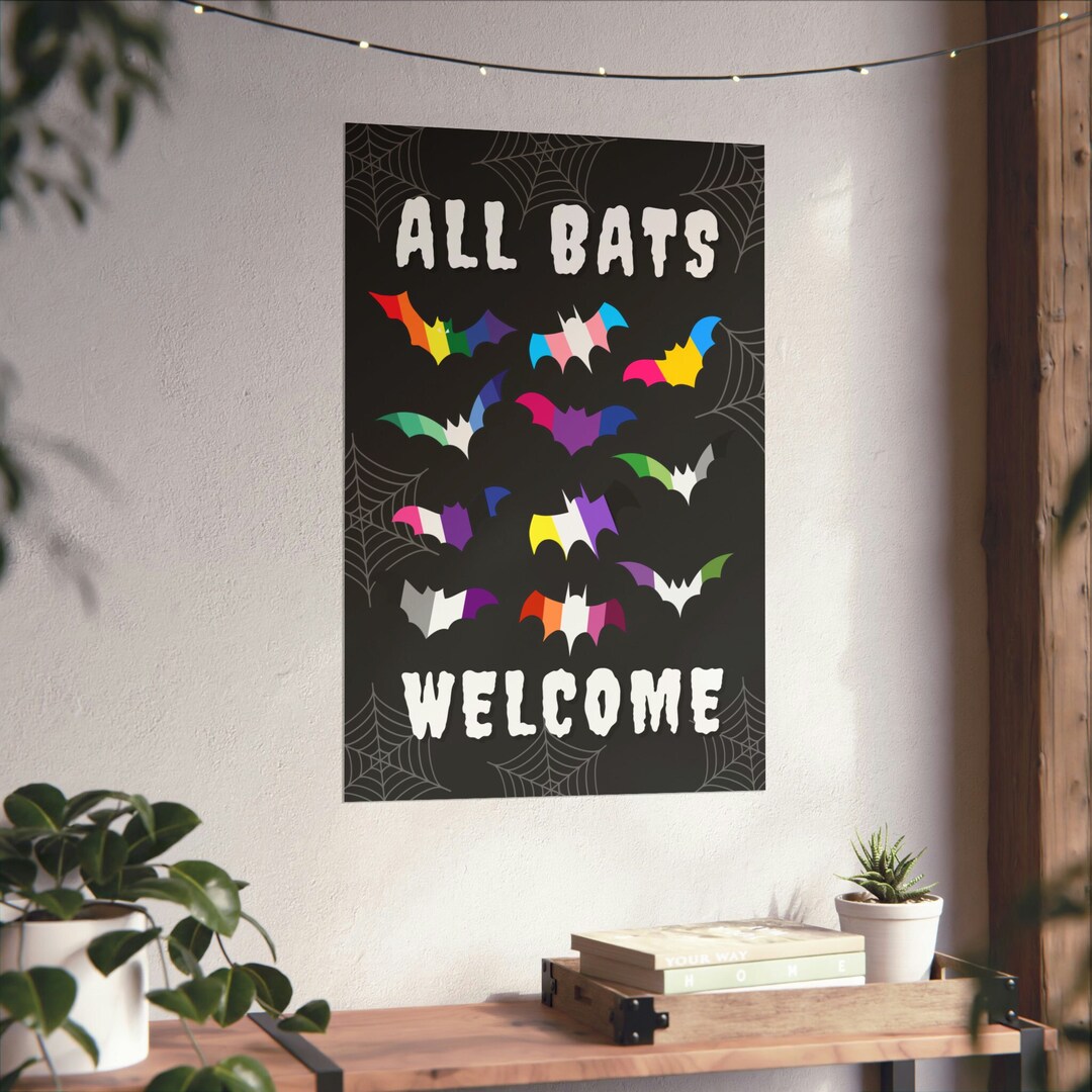 Pride Month Poster - Inclusive LGBTQ Sign, All Welcome Classroom Poster ...