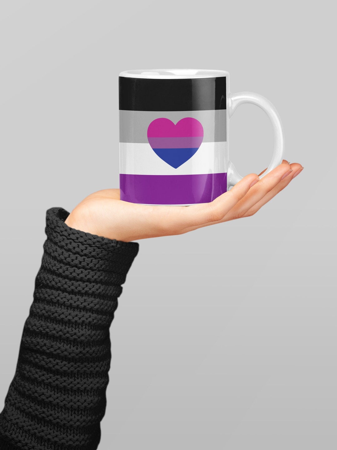 Biromantic Ace Mug, Biromantic Ace Pride Flag, Ace Pride Gifts, Bi ...