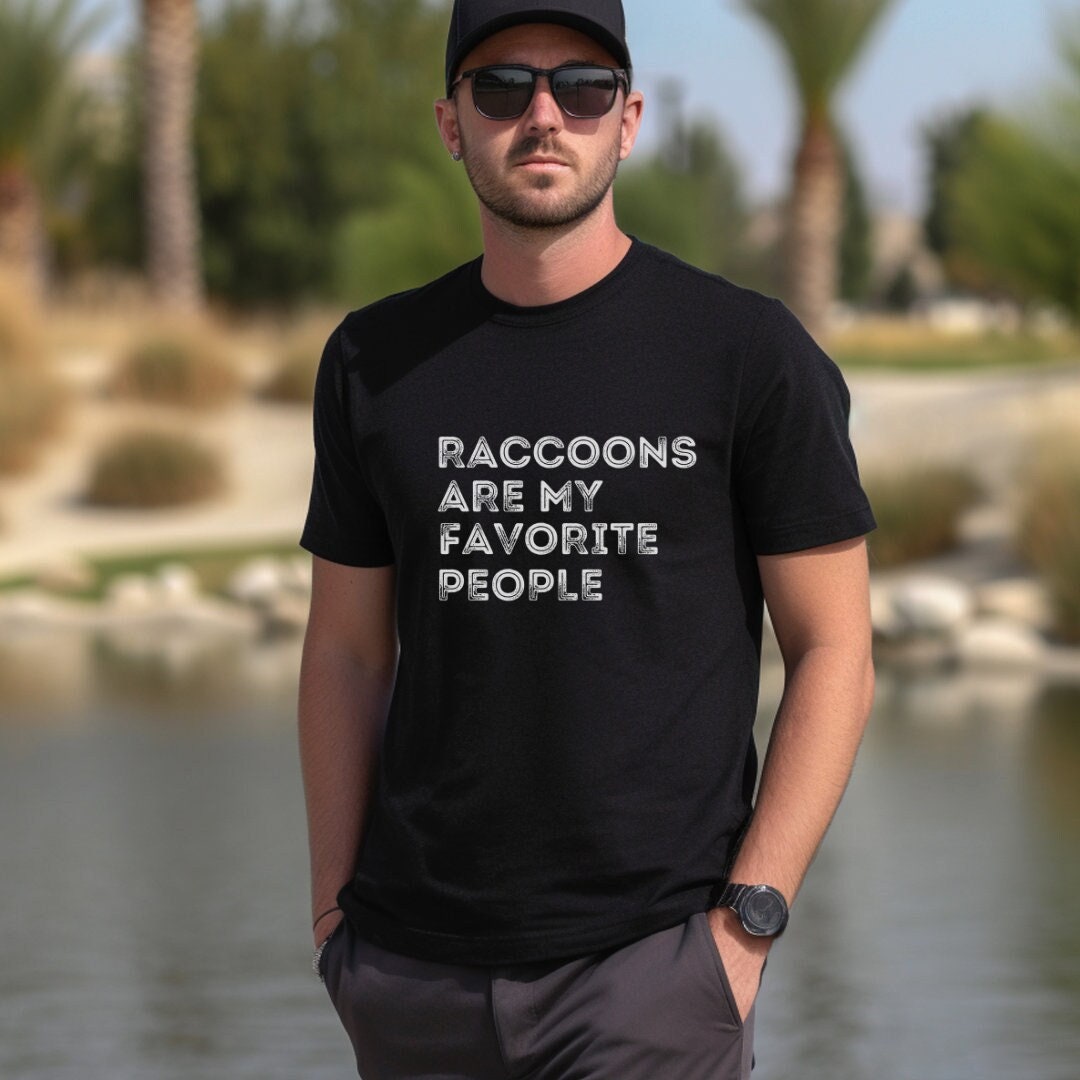 Camisa de mapache para mujer, Camisa de mapache para hombres, Regalos ...