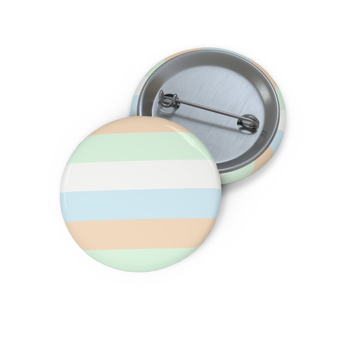 Unlabeled Pride Flag Pin, Pride Button, Pride Badge, Subtle Pride ...