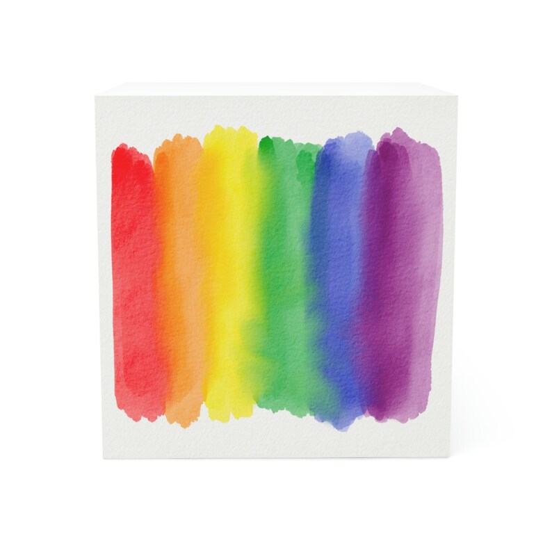 Sticky Notes Subtle Pride Cute Desk Accessories Memo Pad - Etsy