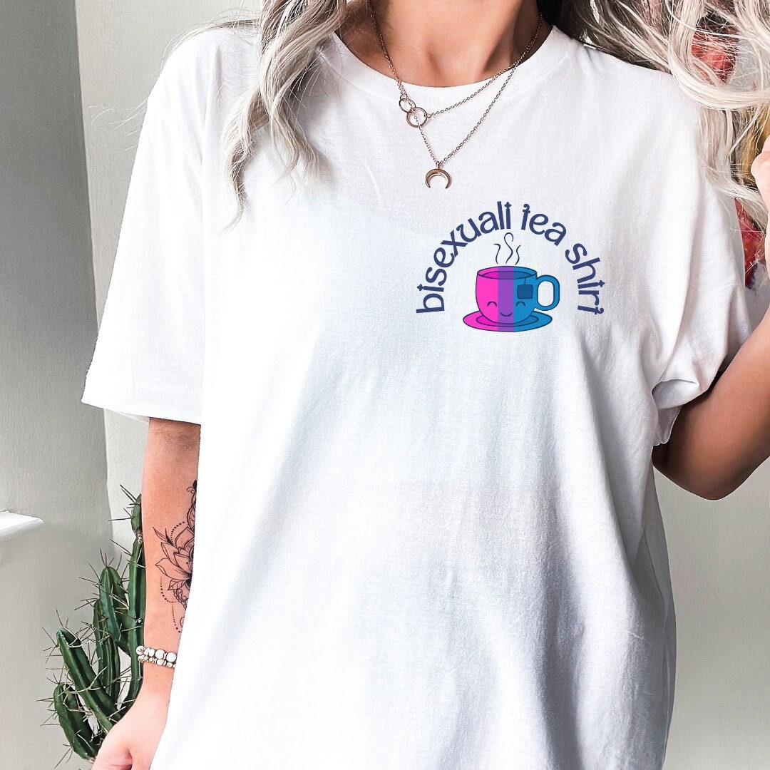 Bisexual Pride T-shirt Bi Pride Shirt Cute Bisexuali-tea - Etsy
