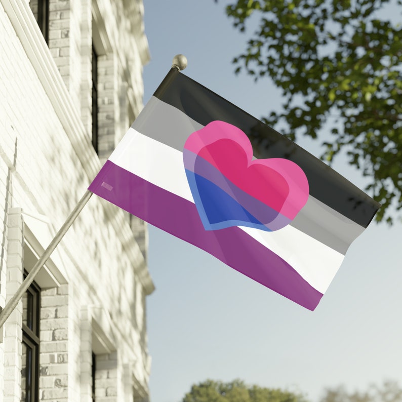 Biromantic Asexual Pride Flag, Biromantic Asexual Pride Banner, LGBTQ ...