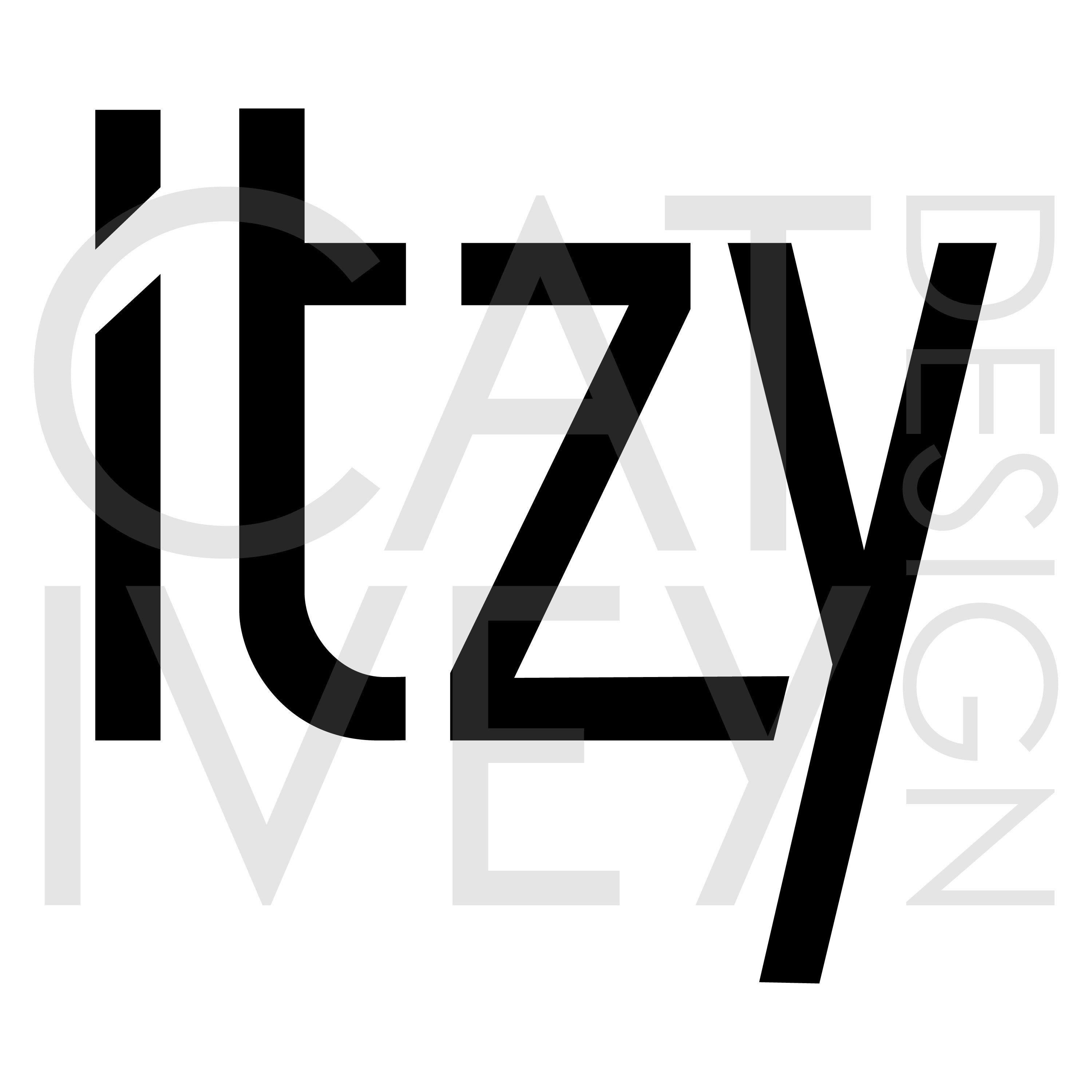 Kpop Itzy SVG Logo Cut File Template - Etsy