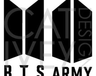 BTS Logo: ARMY SVG - Etsy