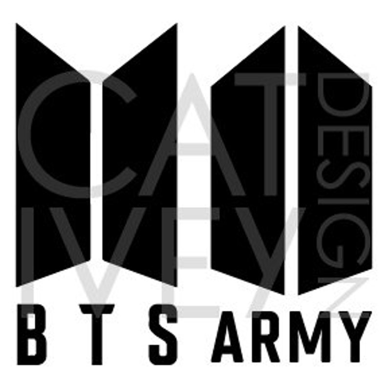 Kpop BTS & ARMY SVG Cut File Template - Etsy
